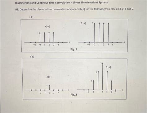 solved discrete time and continous time comvolution linear