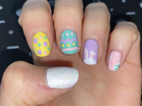 Simple Easter Nails