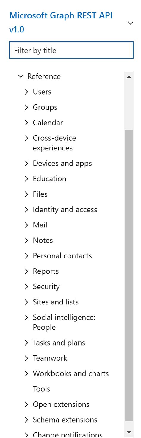 microsoft graph documentation has a fresh new look microsoft 365 developer blog