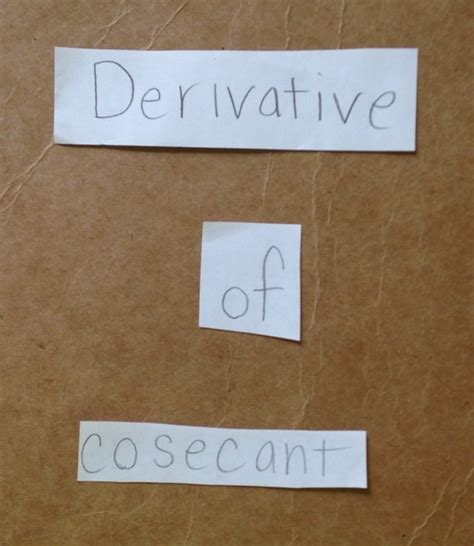 Trigonometric Derivatives Inverses Included Flashcards Memorang