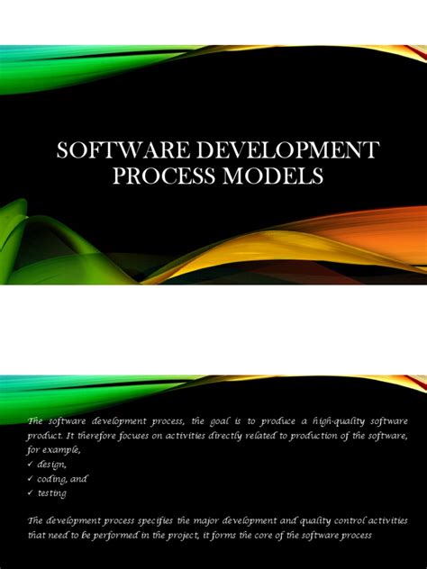 Software Development Models Pdf Software Testing Software