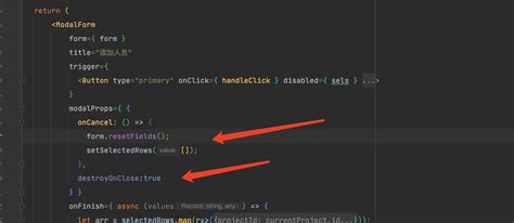 ModalForm中关闭后 数据没清空 Issue ant design ant design pro GitHub