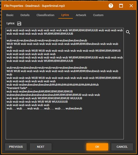 The Lyrics Auto Fetch Feature Has Some Interesting Results R