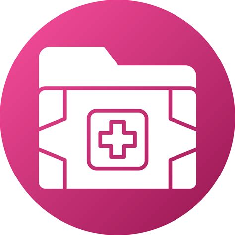 Medical Folder Icon Style Vector Art At Vecteezy