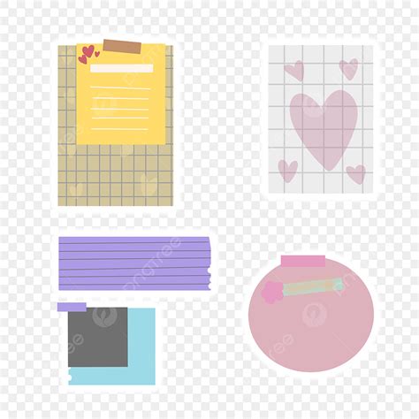 набор для печати стикер для заметок Png нота наклейка стикер для заметок Png картинки и пнг