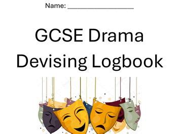AQA GCSE Devising Drama Log Book Booklet Teaching Resources