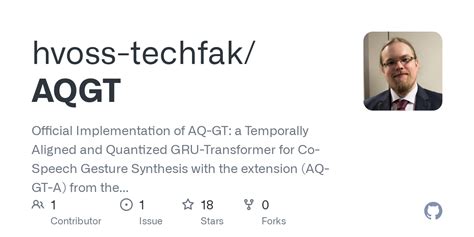 Github Hvoss Techfakaqgt Official Implementation Of Aq Gt A Temporally Aligned And