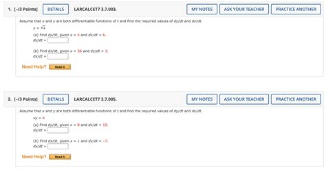 solved assume that x and y are both differentiable functions