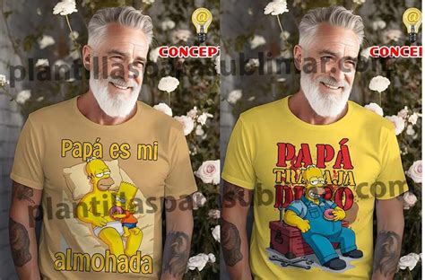 Homero Y Bart Dia Del Padre Png Plantillas Gratis Plantillas Para