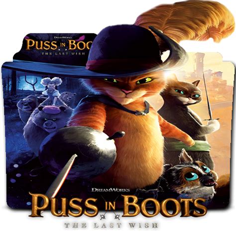 Puss In Boots 2 The Last Wish Folder Icon By Aronrox25 On Deviantart