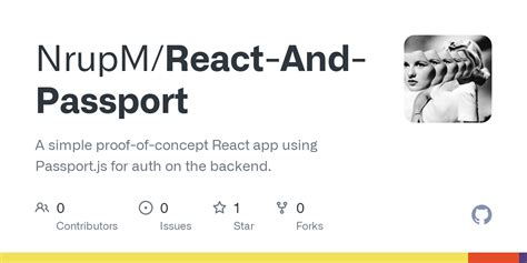 Github Nrupm React And Passport A Simple Proof Of Concept React App