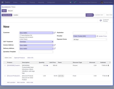 Odoo Discount On Sale Order WebKul