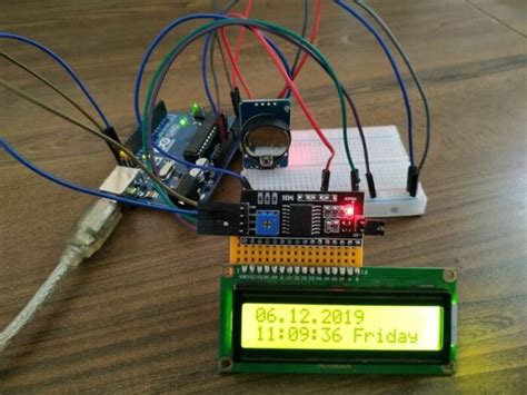 Digital Clock With Arduino Arduino With Rtc Mini Project