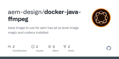 Github Aem Designdocker Java Ffmpeg Base Image To Use For Aem Has All Os Level Image Magic