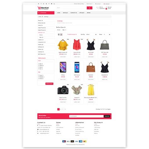 OpenCart Market Opencart 3 4 Multipurpose Theme