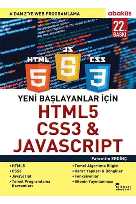 Abaküs Kitap Yeni Başlayanlar Için Html5 Css3 Ve Javascript Fiyatı