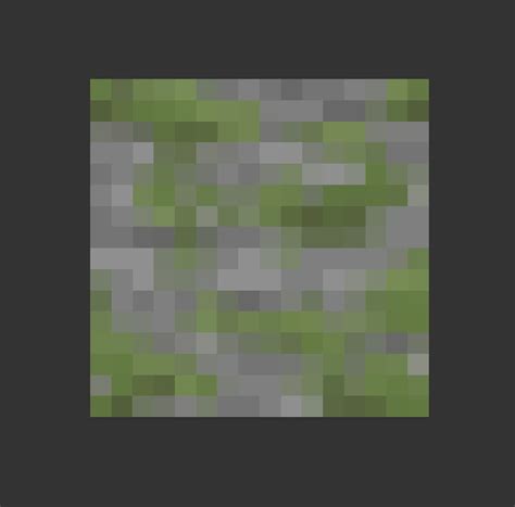 Minecraft Mossy Cobblestone Texture