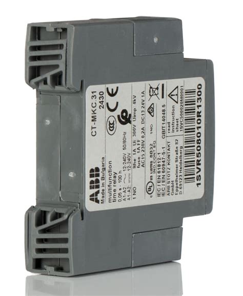 SVR R ABB ABB CT C Series DIN Rail Snap On Timer Relay