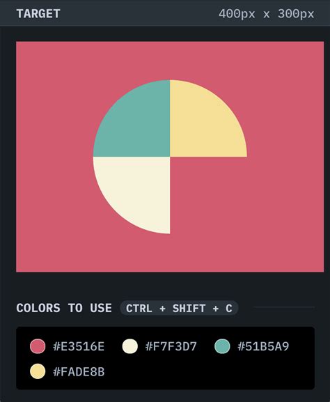 Cssbattle 6 Missing Slice Welcome To Cssbattle Challenges By Nazmuz Shakib Pranto Medium