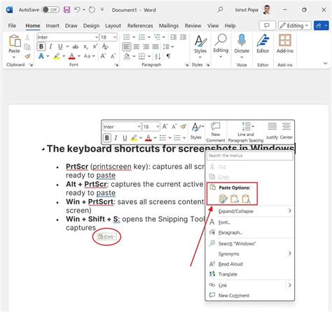 Manage Default Paste Style In Word Add A Paste Without Formatting