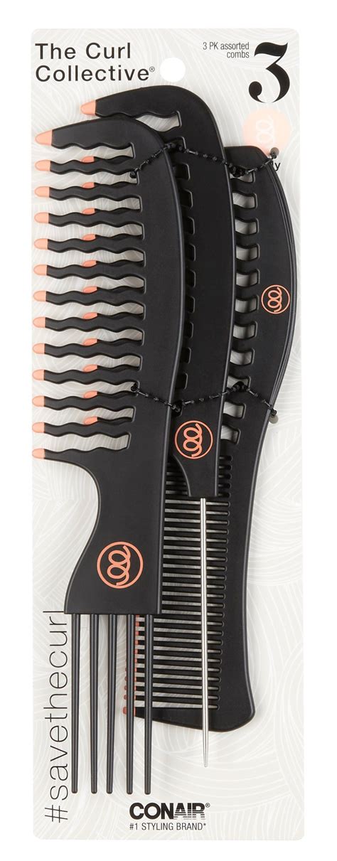 Conair Curl Collective Assorted Combs Shop Brushes And Combs At H E B