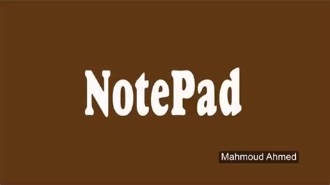 02 Python Coding Using Notepad Arabic Youtube