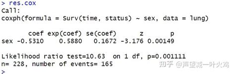 尝试复现知乎文章“单因素和多因素cox回归分析” 知乎