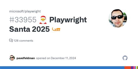 Butch Mayhew On Linkedin 🎅 Playwright Santa 2025 🛷 · Issue 33955