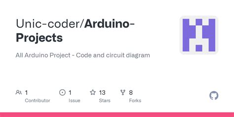 Github Unic Coderarduino Projects All Arduino Project Code And