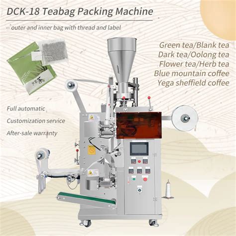 Dck 18 High Speed Custom Service Automatic Inner And Outer Tea Bag