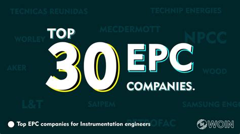 Top Epc Companies For Instrumentation Engineers Woin