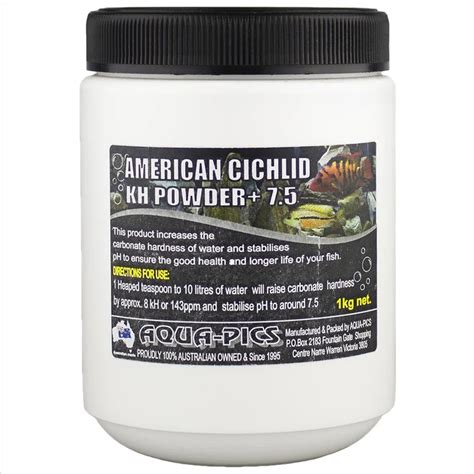Aqua Pics American Cichlids Kh Powder 75 1kg Increases Kh