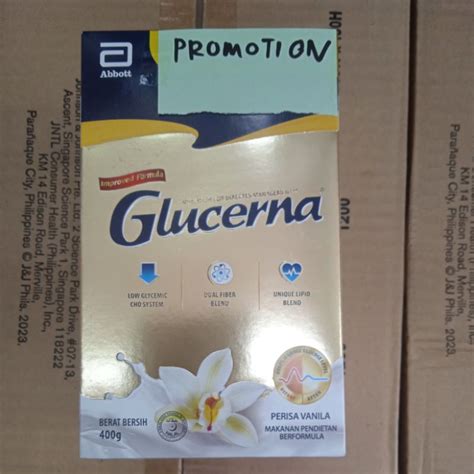 Glucerna Refill Pack Vanilla 400g Exp 300625 Shopee Malaysia