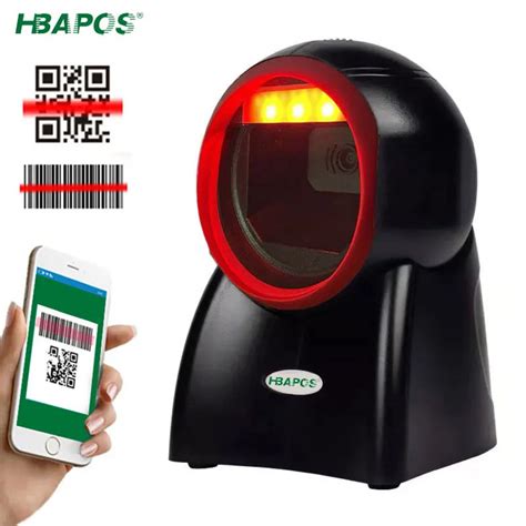 Wired Usb Omnidirectional Desktop Barcode Scanner Pdf417 Upc Co 1d Oj Qr Code Reader