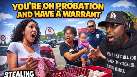 Bodycam Target Shoplifter Gets Caught Stealing On Probation With Her