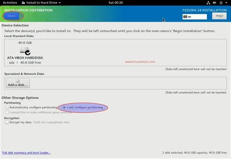 Fedora 24 Workstation Installation Steps With Screenshots