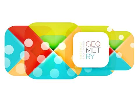 Premium Vector Square And Triangle Pattern Background