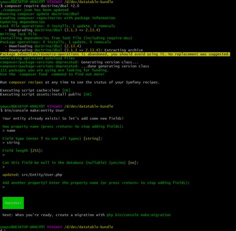 Error Undefined Constant Doctrinedbaltypestypejsonarray When