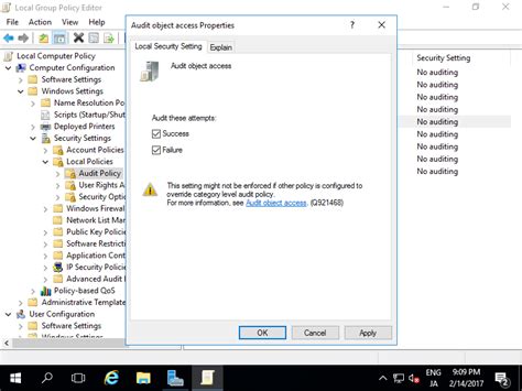 Windows Server File Server Object Access Audit Server World