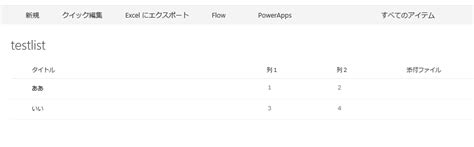 リストアイテムの添付ファイルのリンクをビューに表示する Sharepoint 永遠初心者