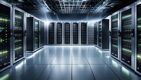 A Smart Data Server Data Center Network Server Premium Ai Generated Image