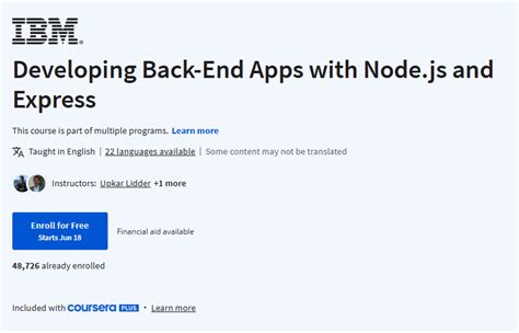 11 Best Nodejs Courses And Certifications For Developers 2025