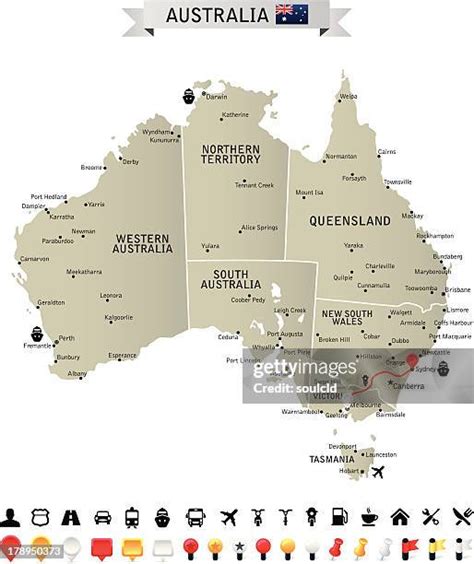 Australia High Res Vector Graphic Getty Images