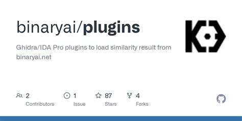 GitHub Binaryai Plugins Ghidra IDA Pro Plugins To Load Similarity Result From Binaryai Net
