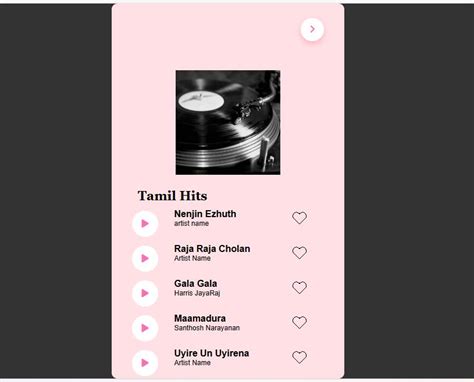 How I Improved My Music Player Project Vaithegi V Posted On The Topic
