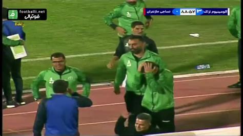 ⚽️ سوپر گل سجاد آقایی بازیکن آلومینیوم به نساجی دقیقه 88 بازی گلهای