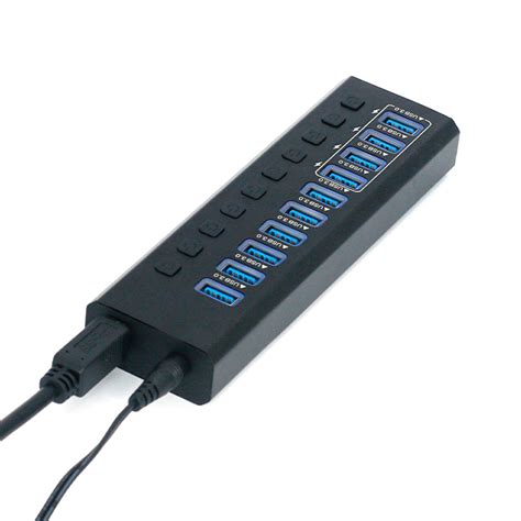Private Mold 10 Ports Alluninum Powered USB Hub Mattzon Ltd Honest Computer Peripherals