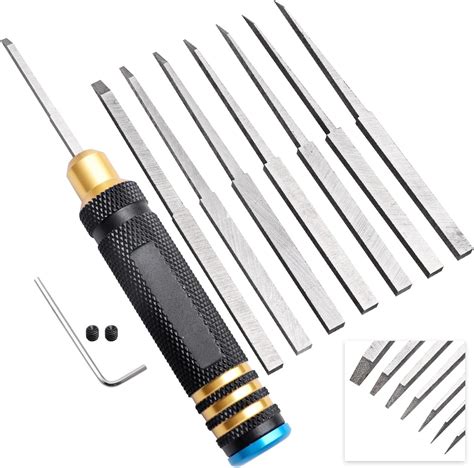 Ruitool Model Scriber Panel Line Scriber With 0 125mm Tungsten Steel Blades Model