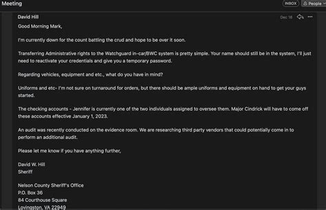 Sheriff Elect Mark Embrey Officers Formally Sworn In Take Office January 1 Blue Ridge Life