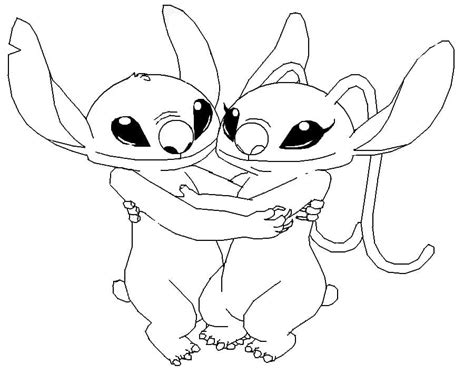 Раскраски Лило и Стич Бесплатнo Pаспечатать или Cкачать Oнлайн